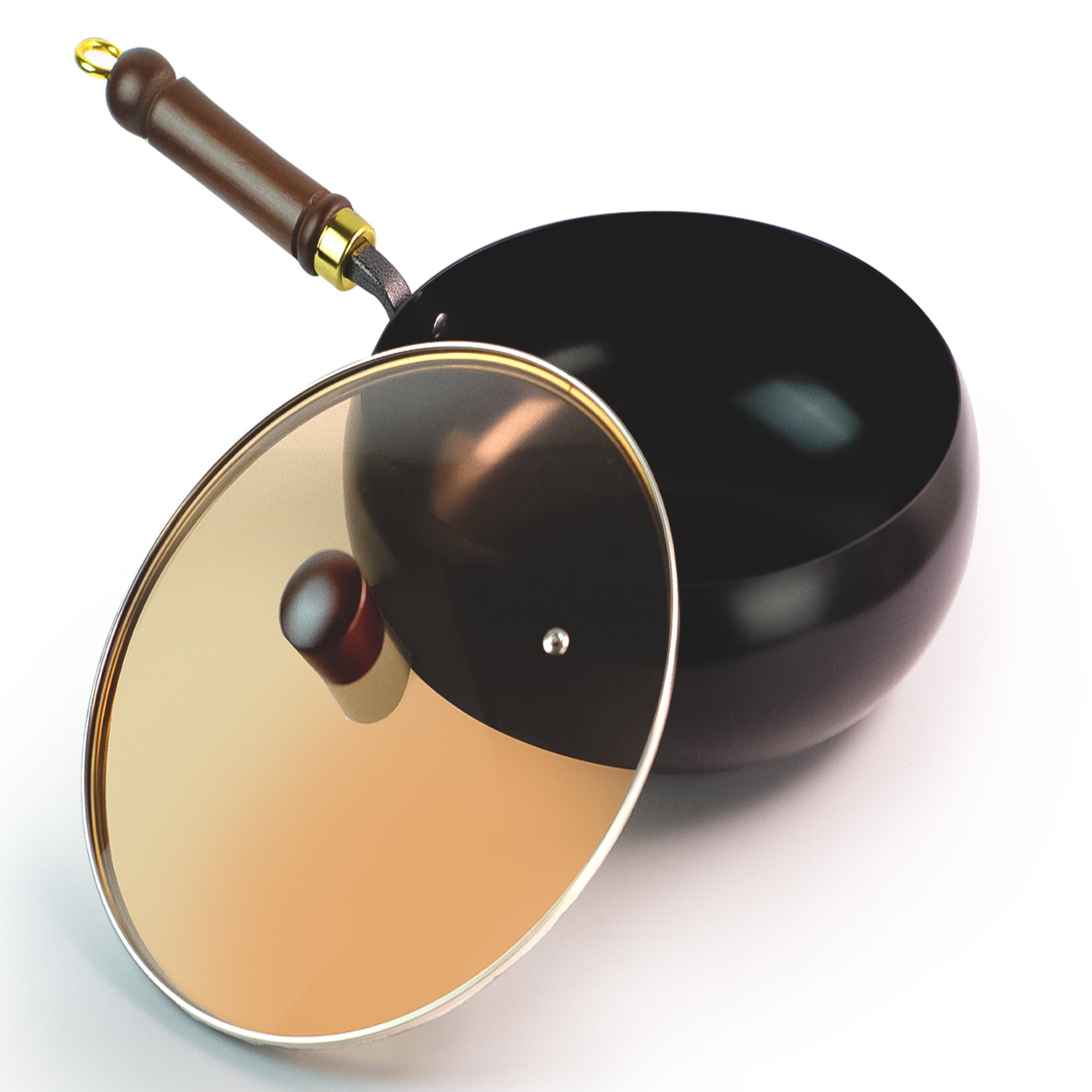 Wok Bang Pre-Seasoned Pot Belly Carbon Steel Wok